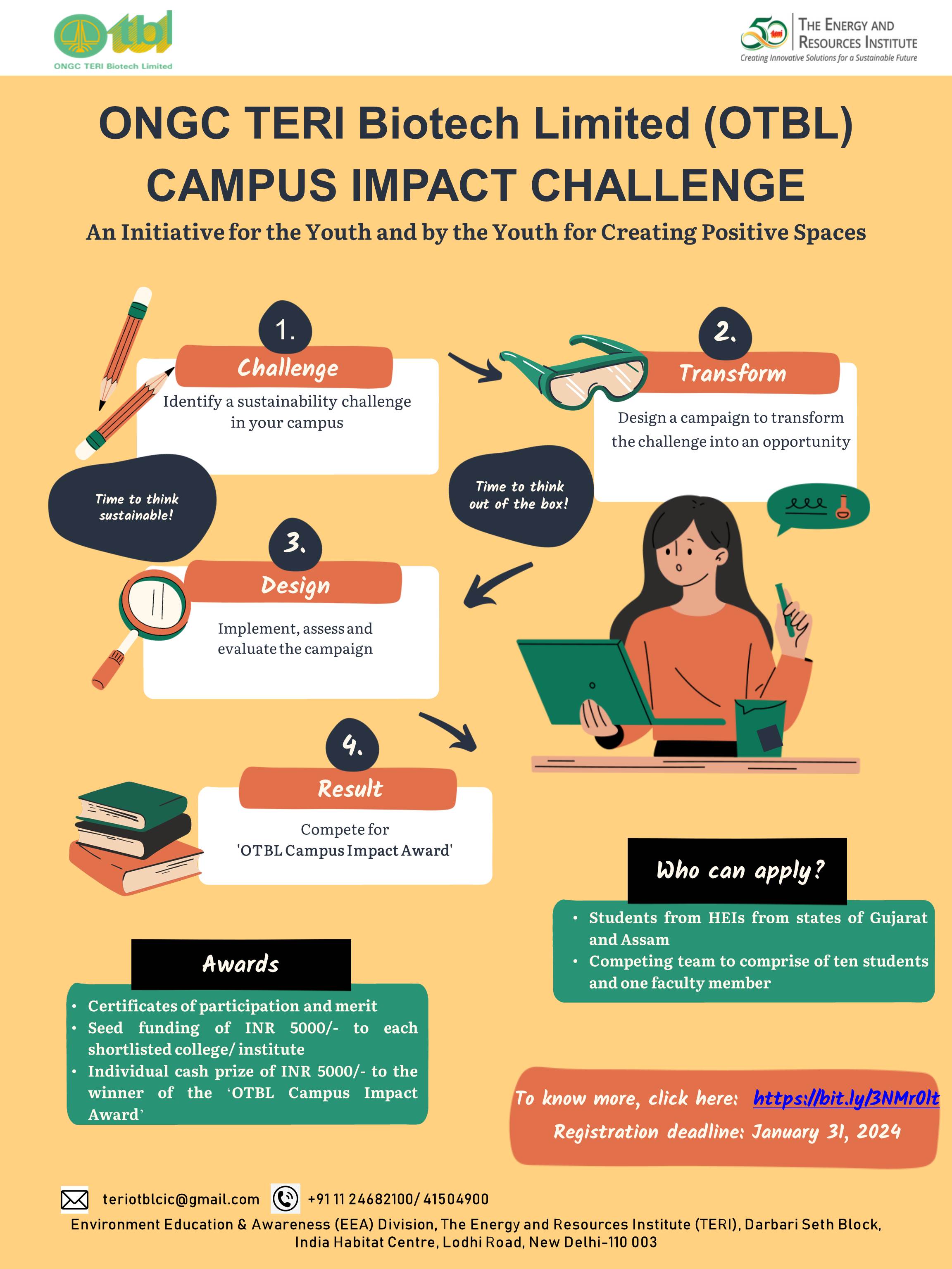 OTBL Campus Impact Challenge | TERI