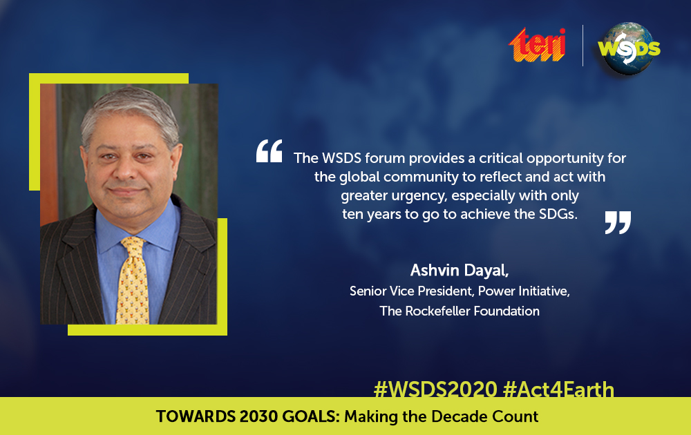 World Sustainable Development Summit (WSDS) 2020 | TERI World Sustainable Development Summit (WSDS) 2020 | TERI